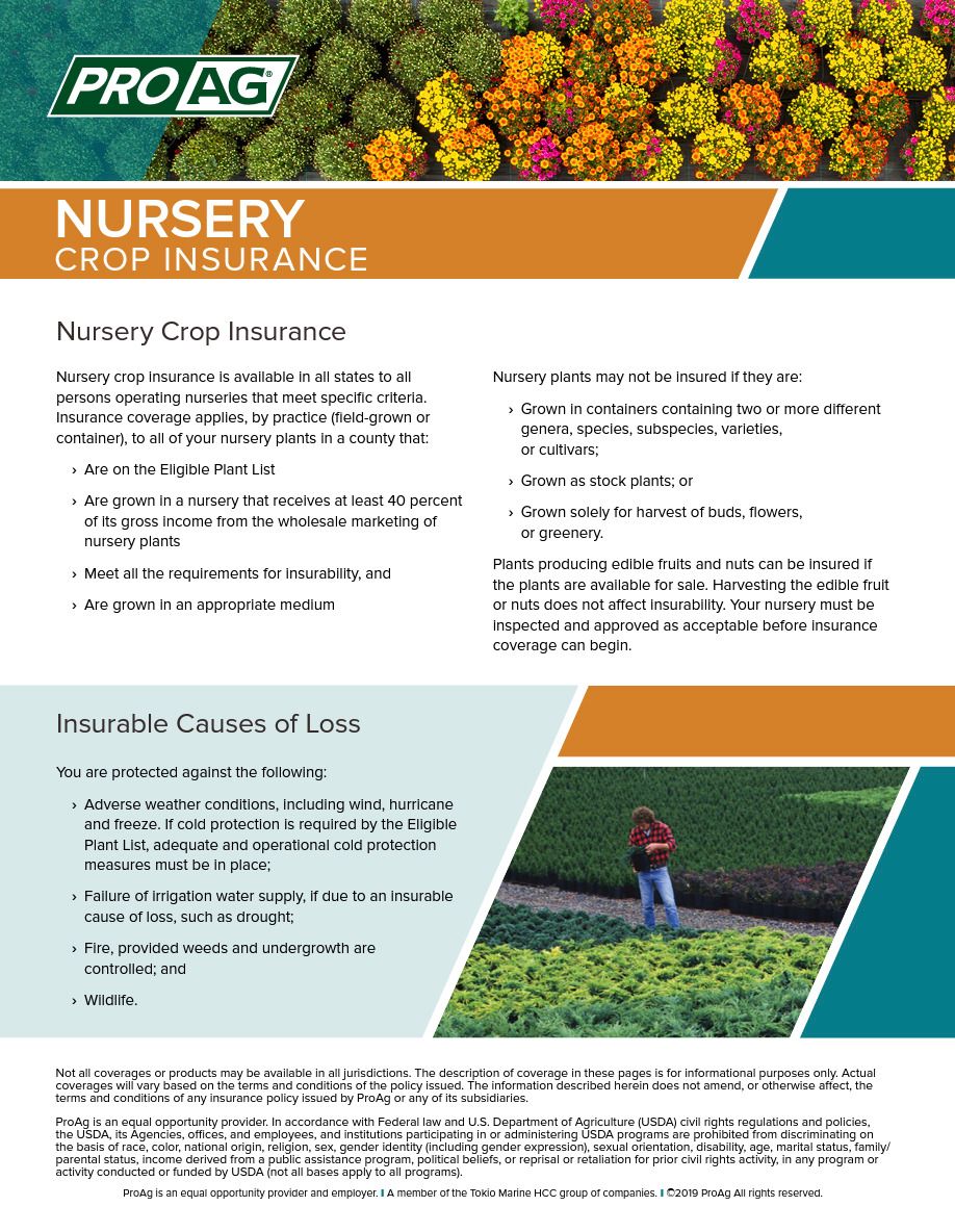 Nursery Crop - ProAg