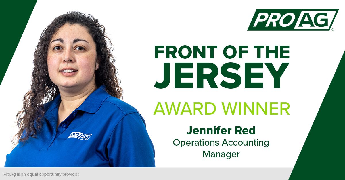 Jennifer Red Wins ProAg’s Front of the Jersey Leadership Award - ProAg